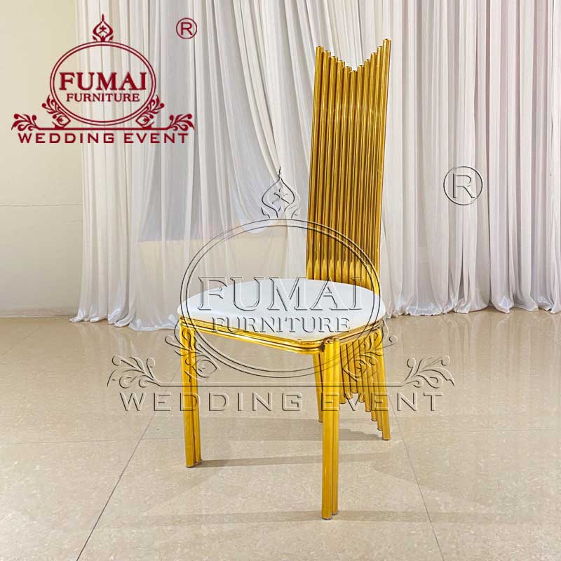 High Back Wedding Chairs V Shape Design - Fumai Furniture