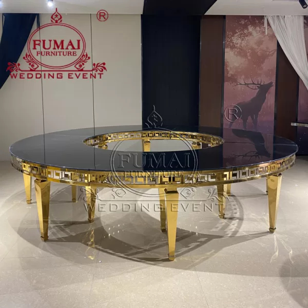 Serpentine Tables Mirror Glass Gorgeous Wedding Furniture