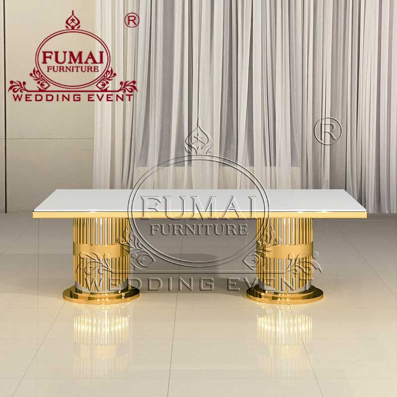 Sophisticated Rectangle Wedding Tables for Any Venue - Fumai