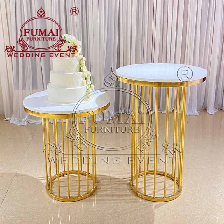Cake Table Stands Round Plinth for Baby Shower - Fumai
