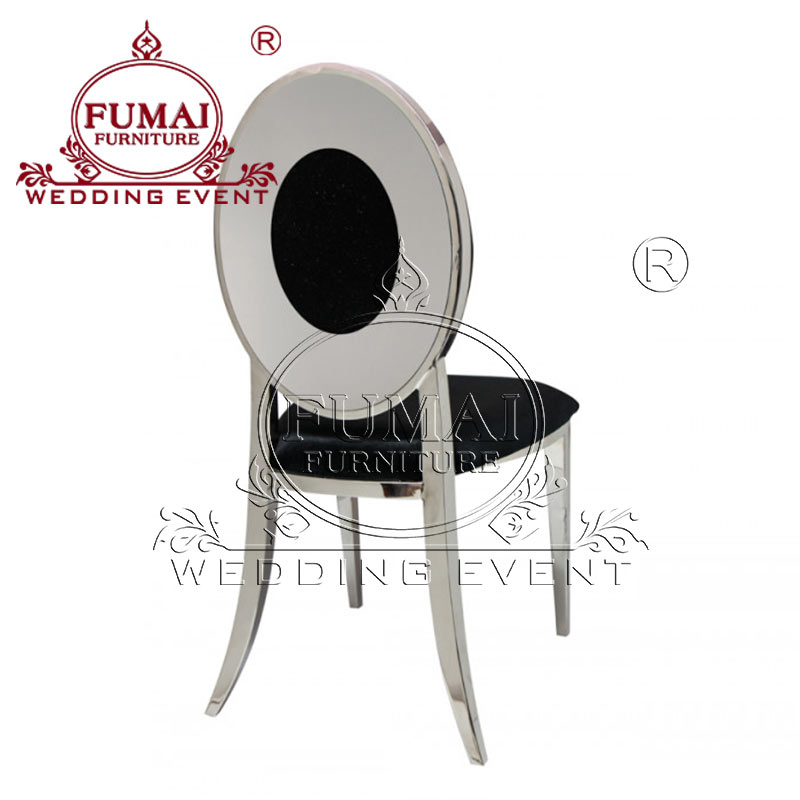 Chair Marriage Hall Color Velvet Stackable Seat - Fumai